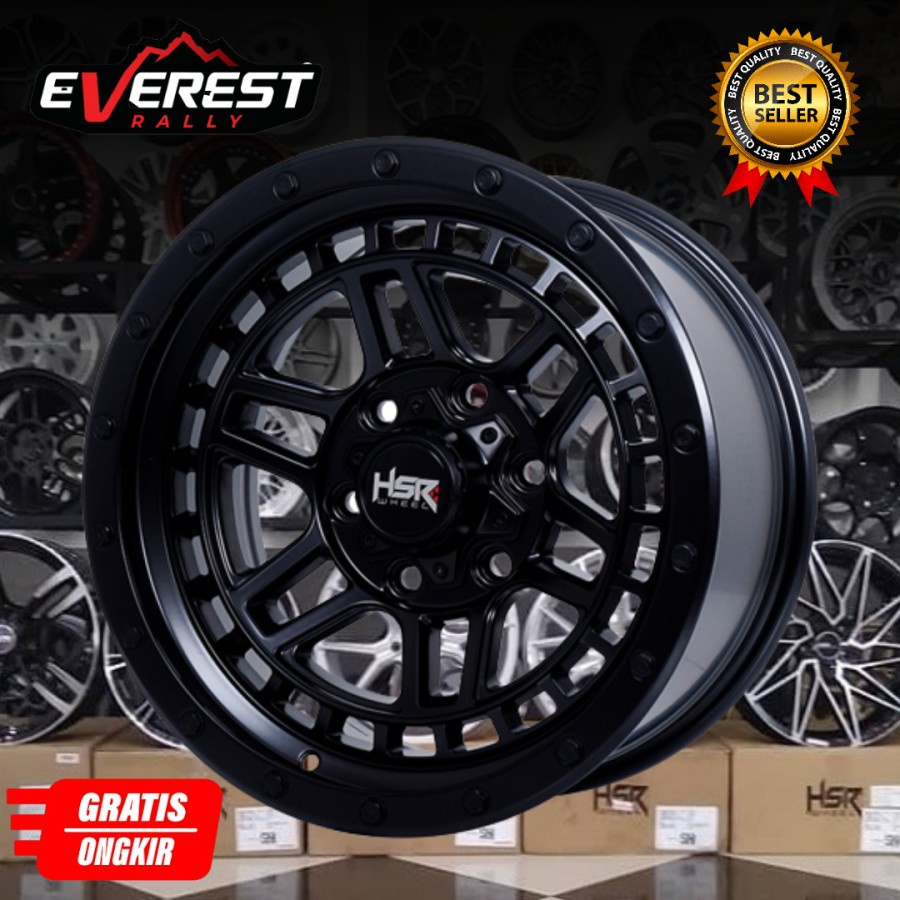 Jual Velg HSR Ring 17 PCD 6x139,7 HSR Wheel Velg R17 Fortuner Pajero DOPANG | Shopee Indonesia