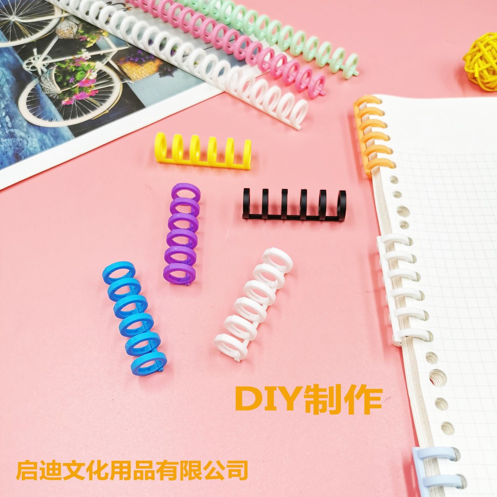 Jual Binding plastik A4 loose leaf 30 holes lubang Ring binder A4 A5 A6 ...