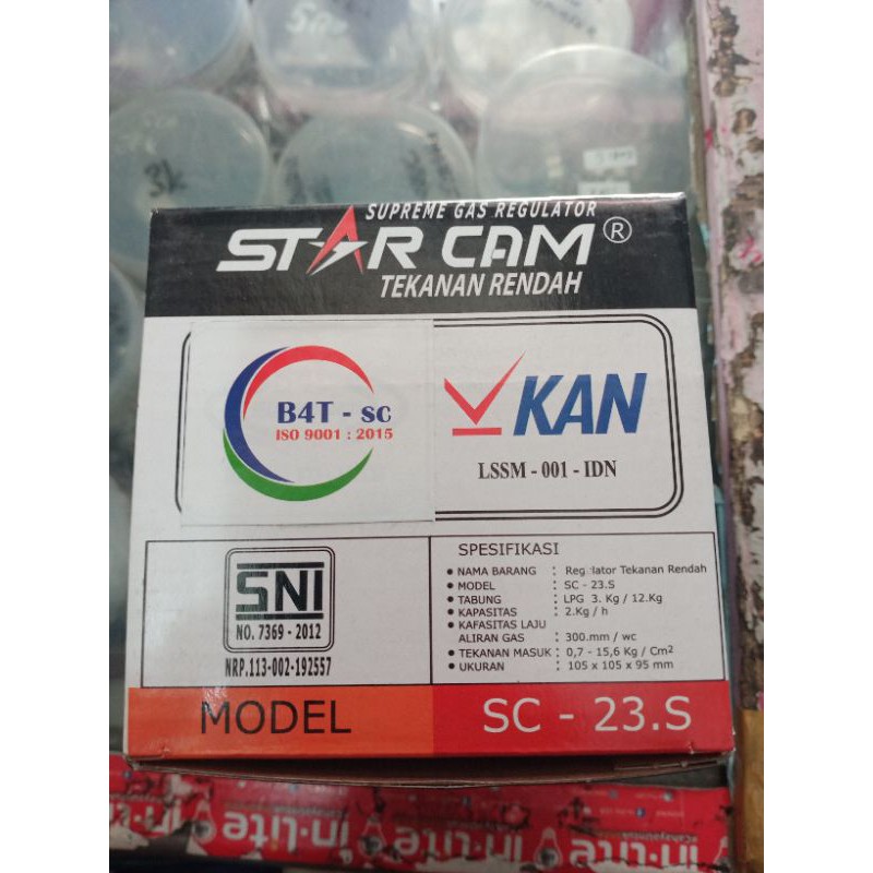Jual Regulator gas Star Cam SC-23S (REGULATOR TEKANAN RENDAH) | Shopee ...