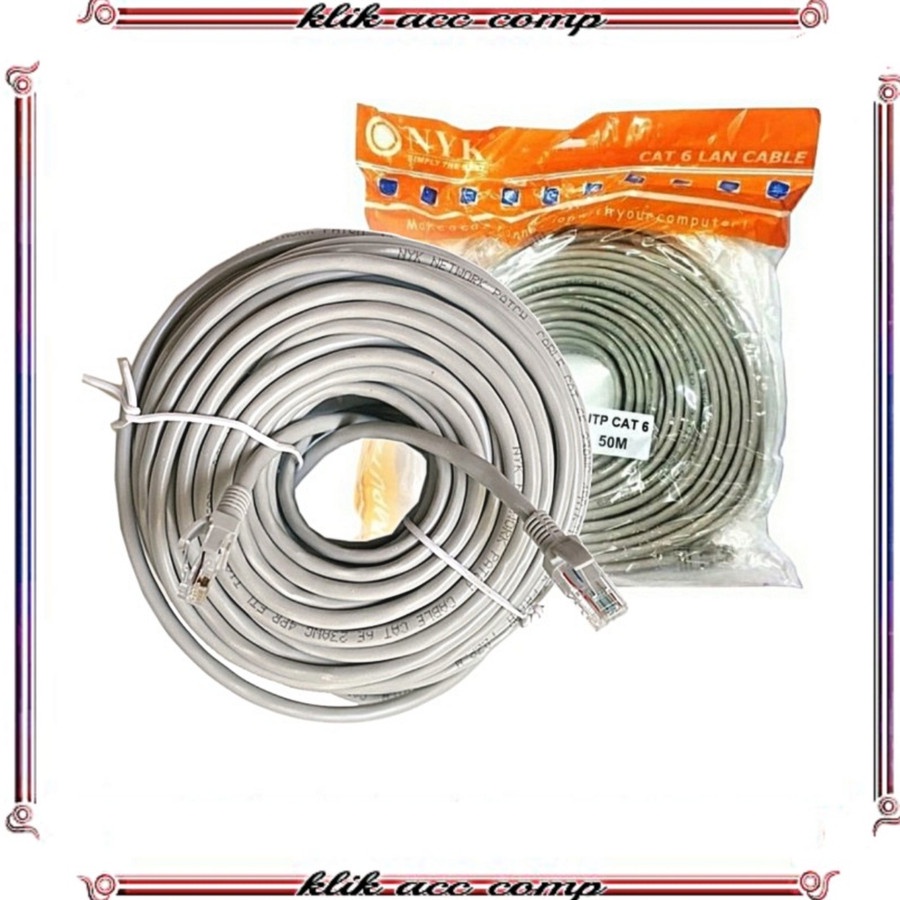 Jual Kabel lan 70 meter cat 6 Internet Jaringan Cat6 UTP 70M | Shopee ...