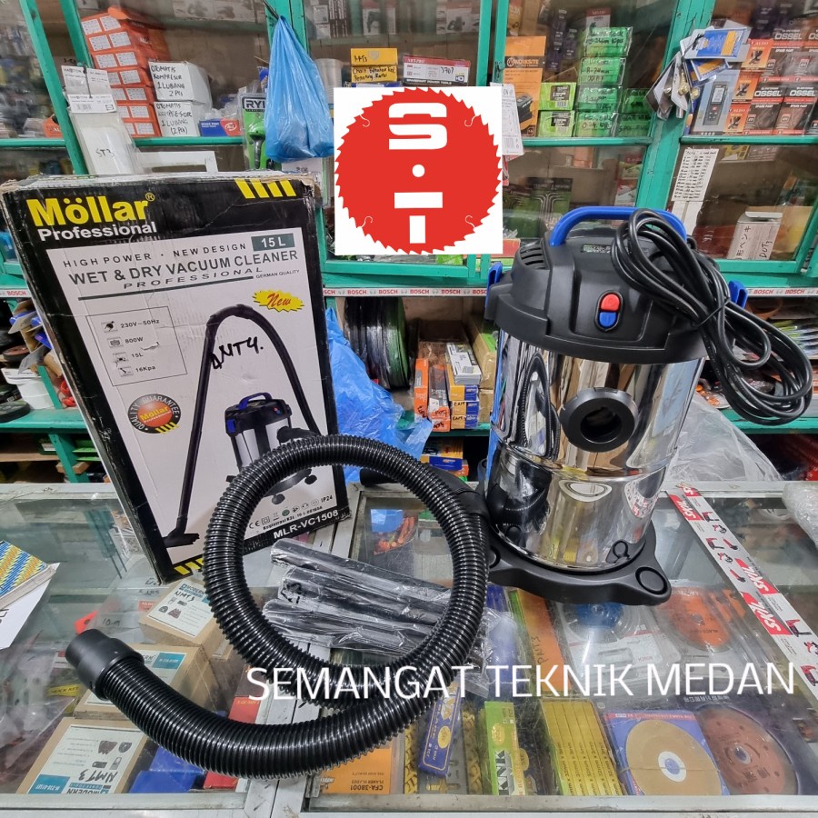 Jual MESIN VACUM VACUUM CLEANER PENYEDOT SEDOT DEBU 15L 15 LITER MOLLAR | Shopee Indonesia