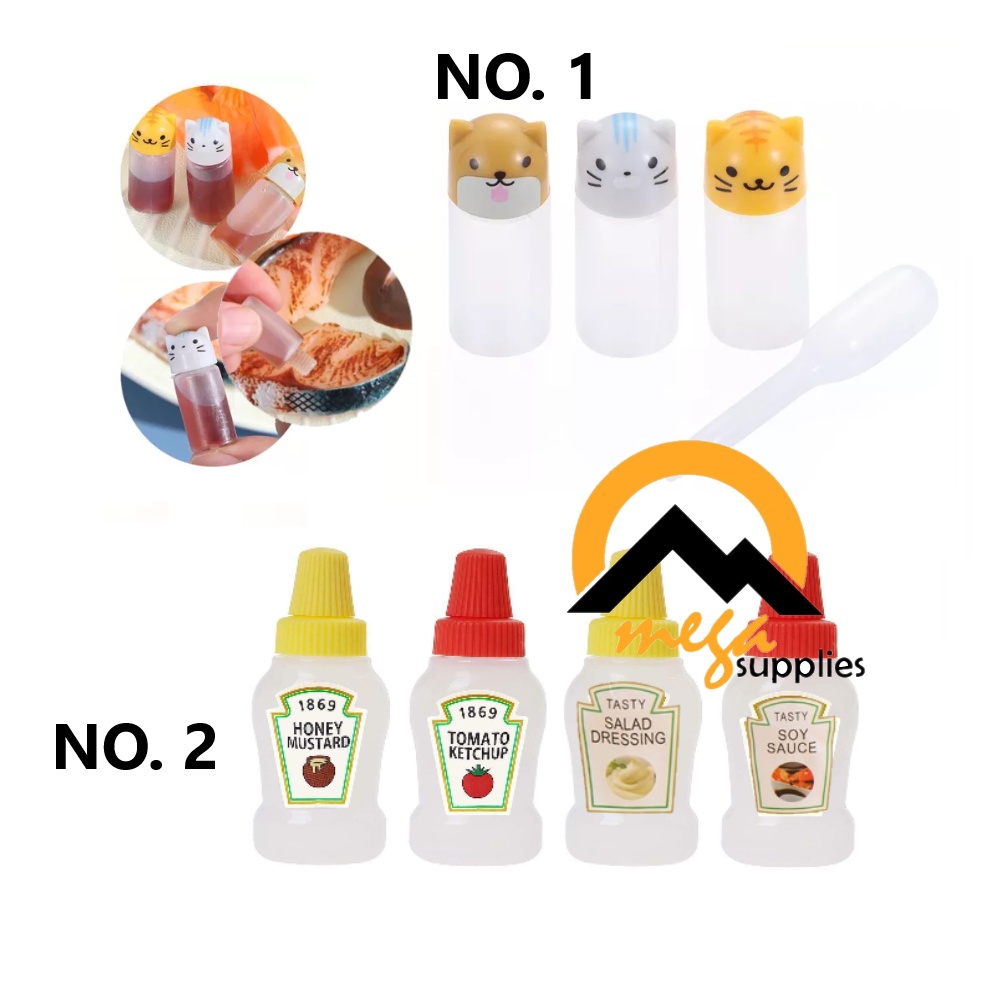 Jual BOTOL BENTO MINI - CONDIMENT BOTTLE LUNCH BOX WADAH SAUS SAOS ...