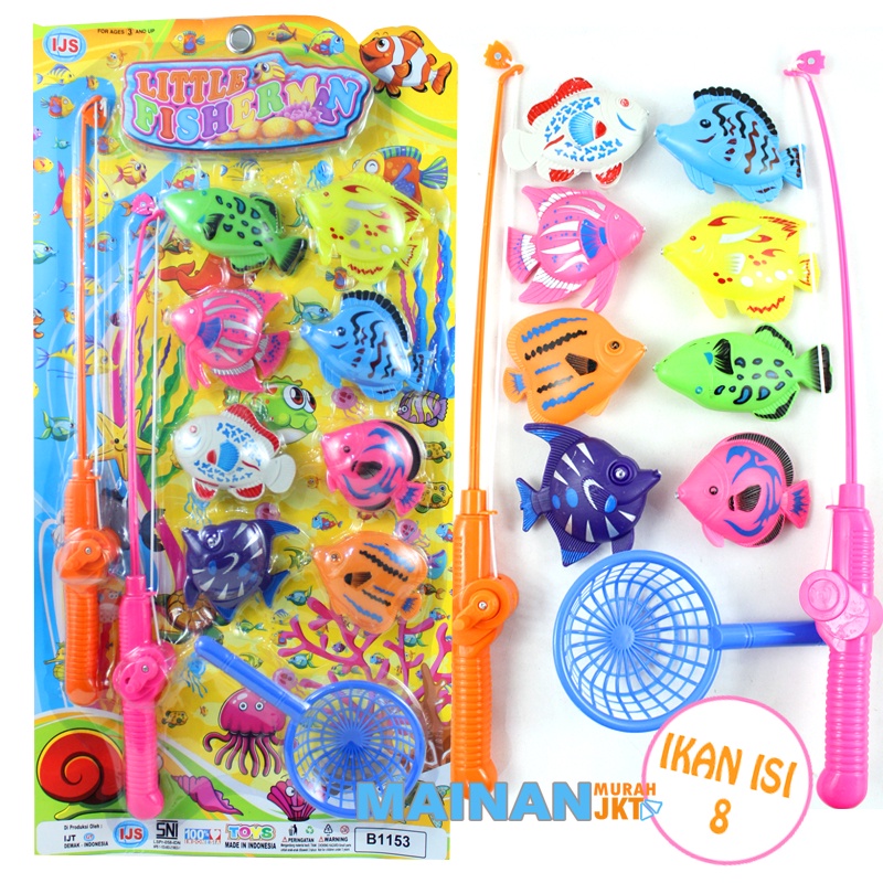 Jual MAINANKEI MAINAN ANAK MURAH PANCINGAN B1153 LITTLE FISHERMAN ...