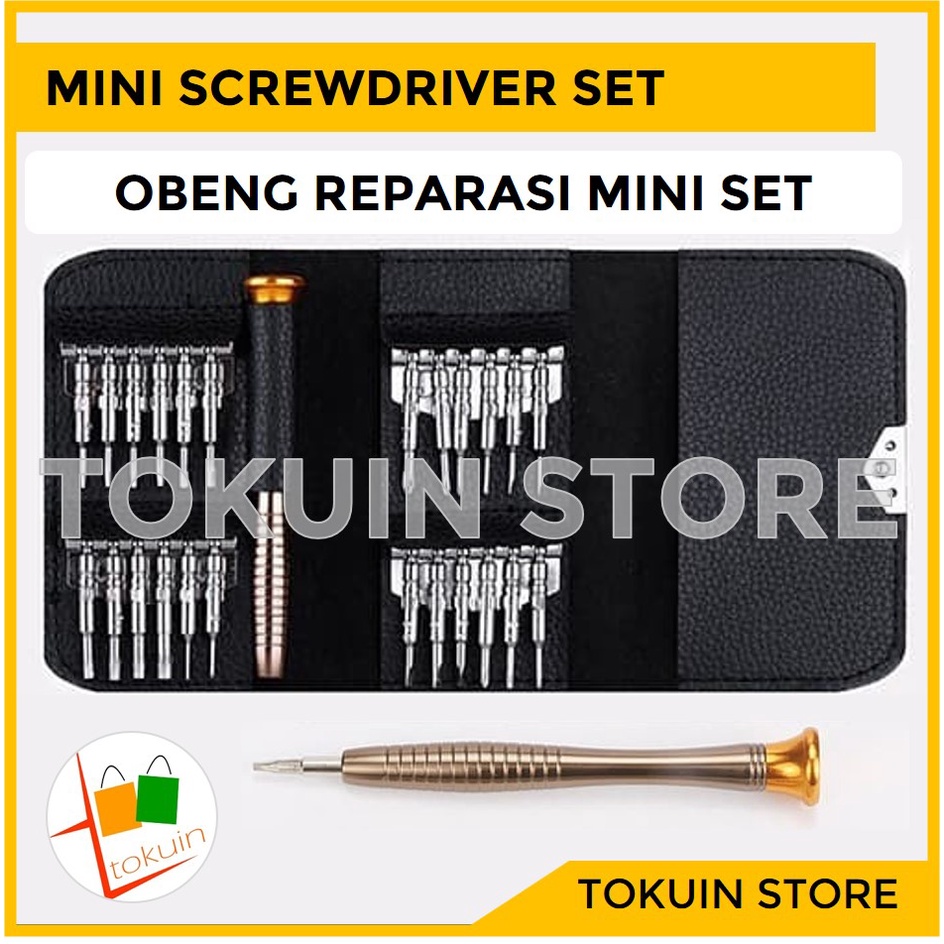 Jual Mini Screwdriver Obeng Kecil Set Reparasi Service Torx Plus Minus HP | Shopee Indonesia