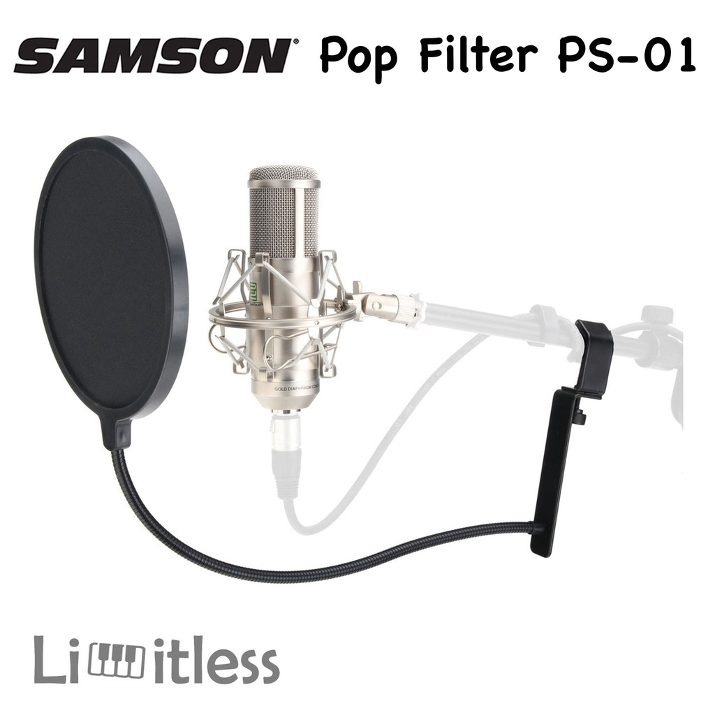 Jual Samson PS01 Pop Filter Mic Recording Original | Shopee Indonesia