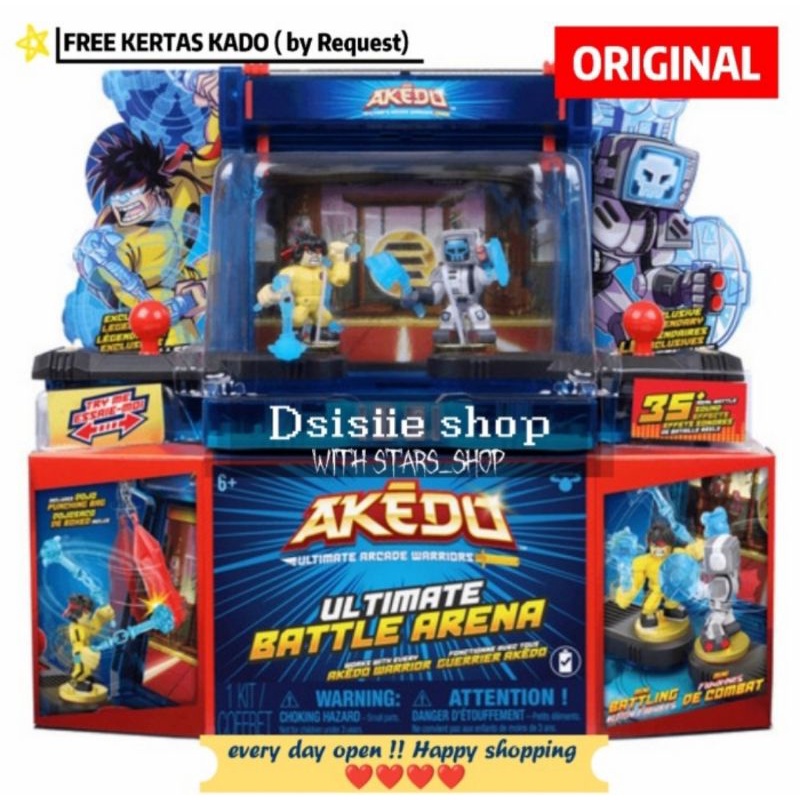 Jual Akedo Ultimate Arcade Warriors Ultimate Battle Arena | Shopee ...