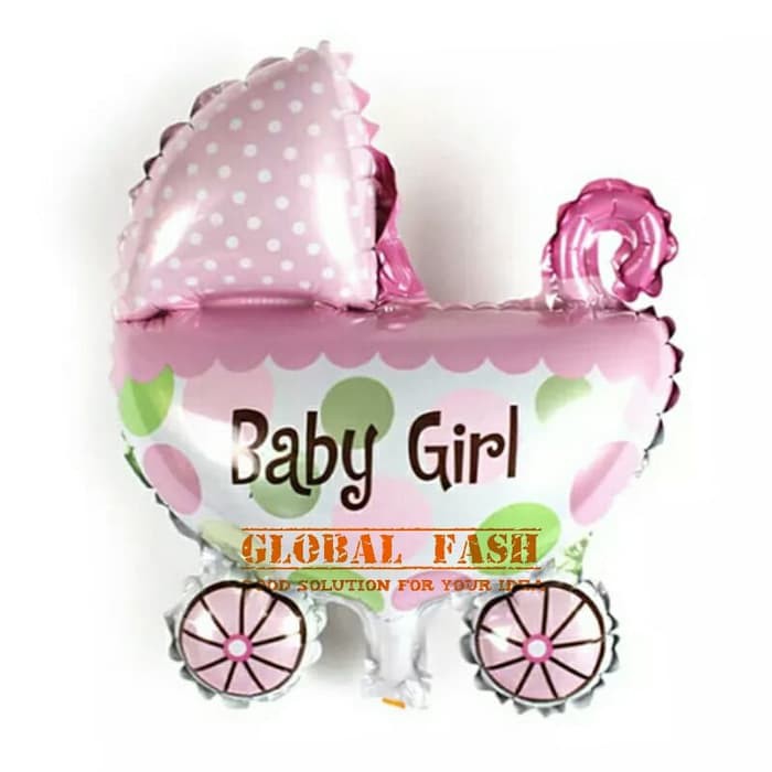 Jual balon foil baby stroller mini / balon stroller / baby shower ...