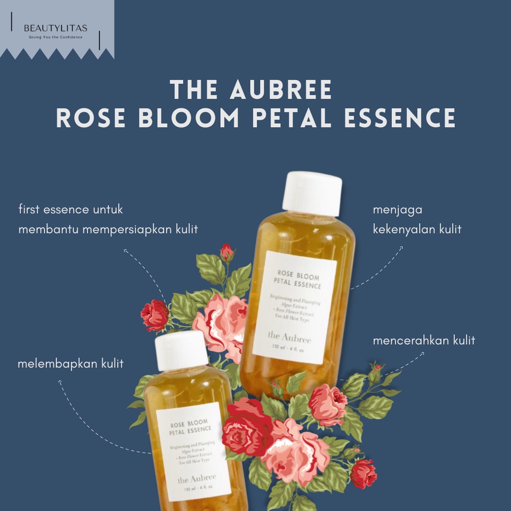 Jual The Aubree Rose Bloom Petal Essence 120 ml | Shopee Indonesia