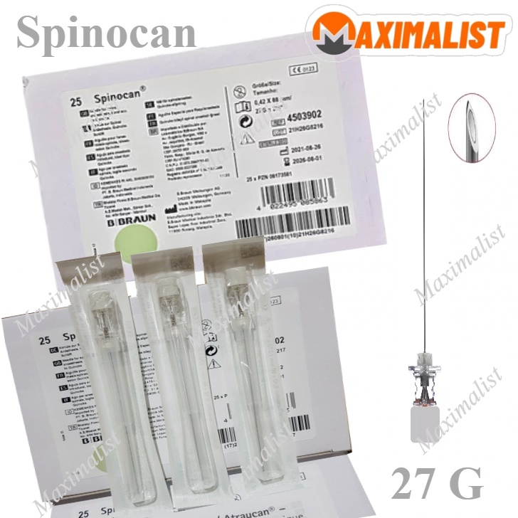 Jual ECERAN - Spinocan BBRAUN - Spinal Needle Bbraun - Spinoken - Jarum ...