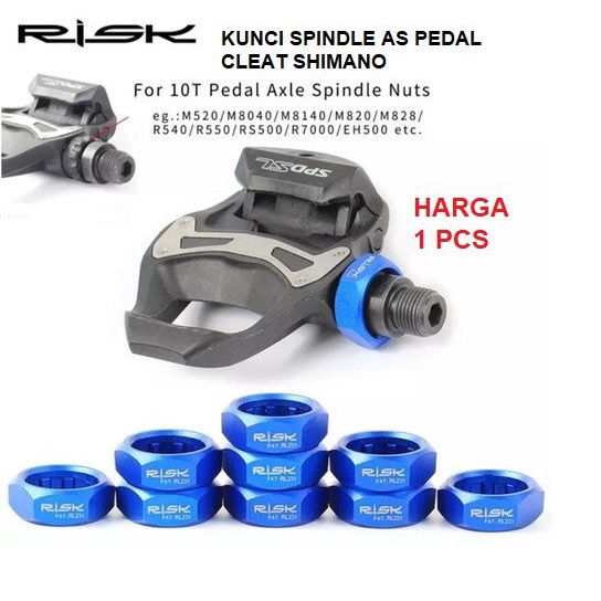Jual Risk Buka As Spindle Pedal Cleat RL213 Remover Tools Kunci Alat ...