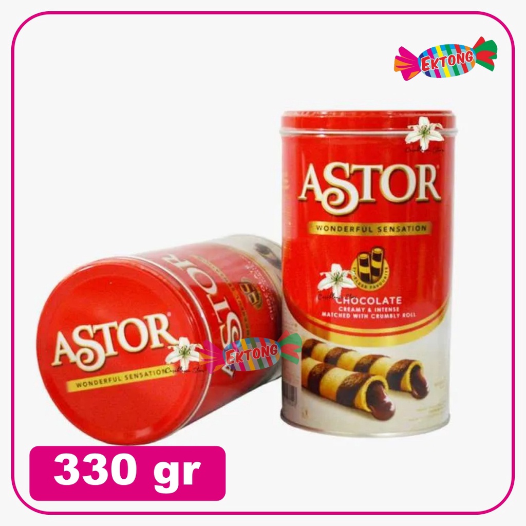 Jual ASTOR WAFER STICK KALENG 330 GR | Shopee Indonesia