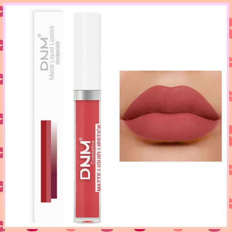 Jual Lip Matte DNM Liquid Lipstick Waterproof Perona Bibir Tahan Lama ...