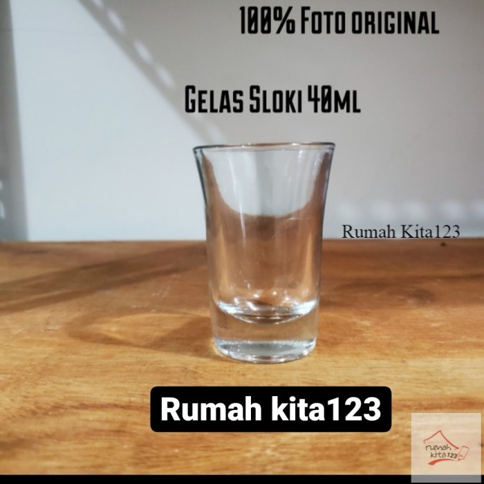 Jual Gelas Sloki 40 ml | gelas shot | Gelas Expresso shooter KIG TG03 | Shopee Indonesia