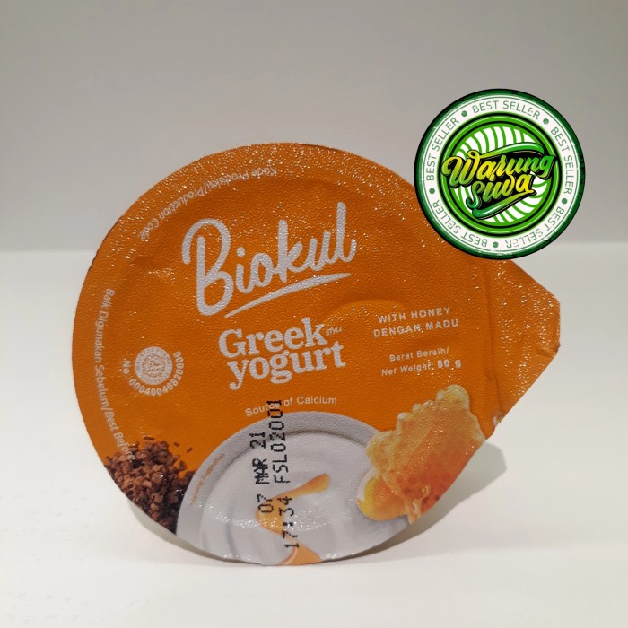 Jual biokul greek yogurt with honey 80 gr | Shopee Indonesia
