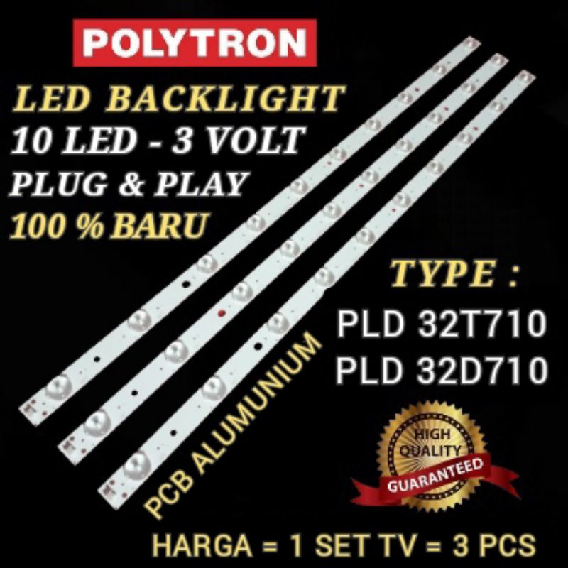 Jual LAMPU BACKLIGHT POLYTRON PLD 32D710 BACKLIGHT POLYTRON PLD32D710 ...