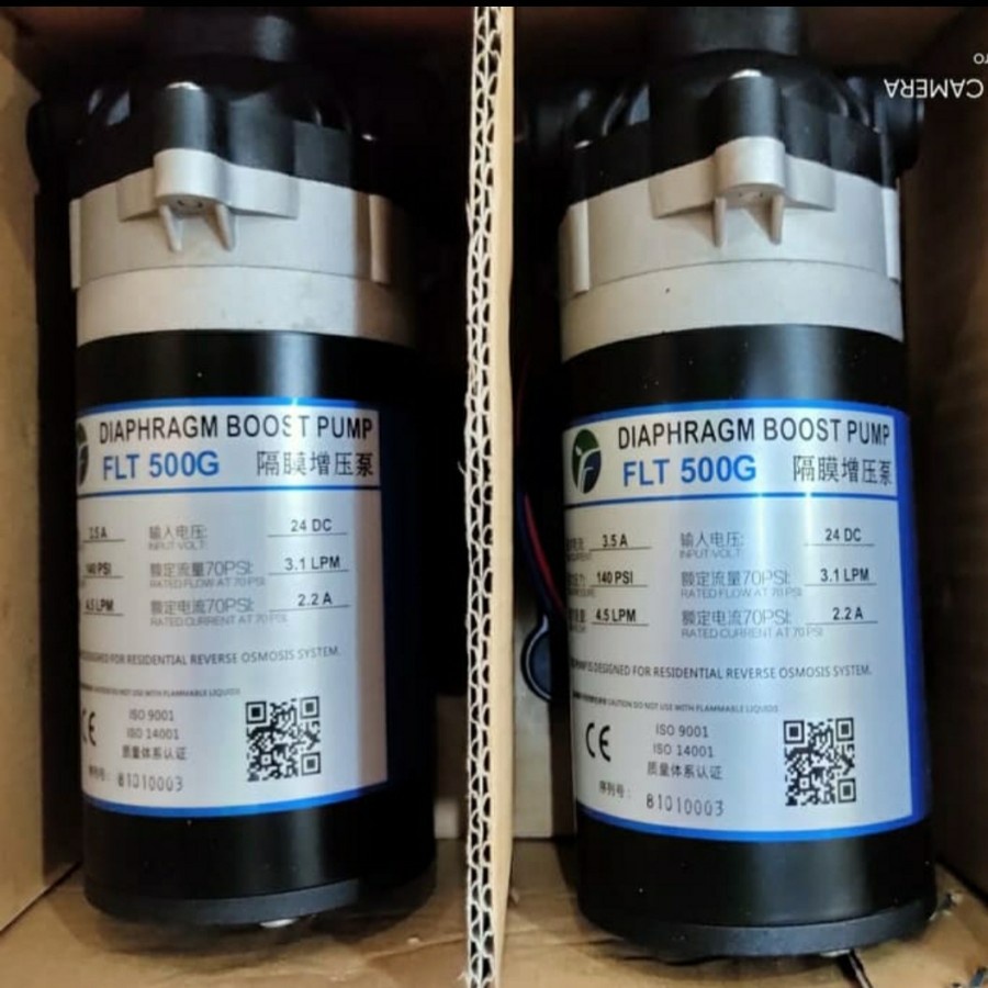 Jual Pompa RO 500Gpd 24Vdc with adaptor 4A RO pump 500 gpd | Shopee ...