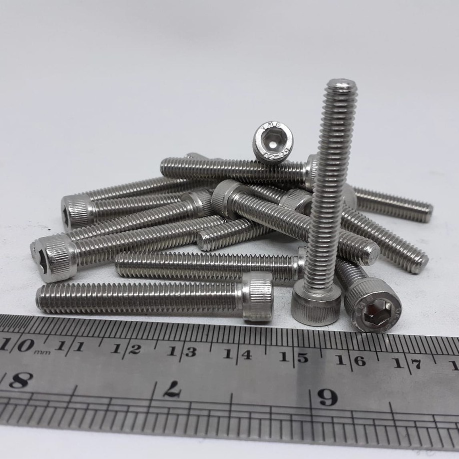 Jual BAUT L STAINLESS M6 X 40 / BAUT 10 KUNCI L5 / L 5 / BAUT L SS M6 X ...