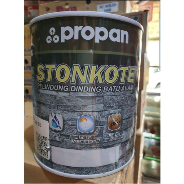 Jual CAT VERNIS/PERNIS BATU ALAM PROPAN STONKOTE / ISI 0.9 LITER ...