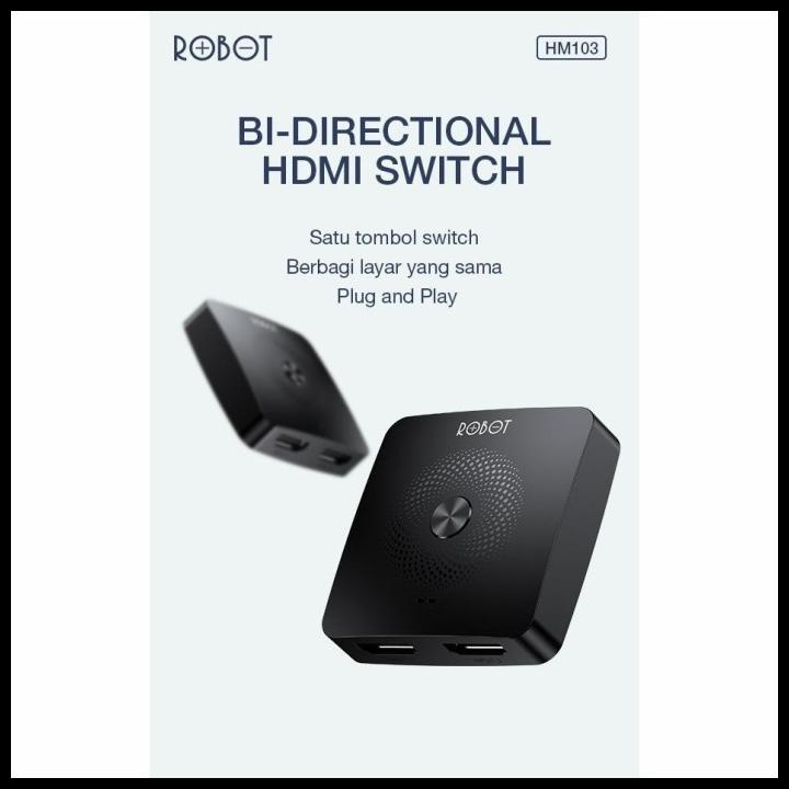 Jual Robot Hdmi Switch 2In1 Splitter Hdmi Switcher 2 Input 1 Output ...