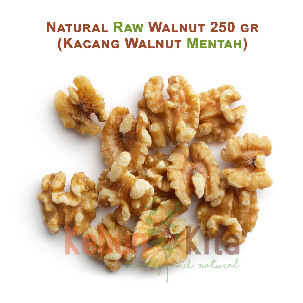 Jual Natural Raw Walnut 250gr (Kacang Walnut Mentah) | Shopee Indonesia