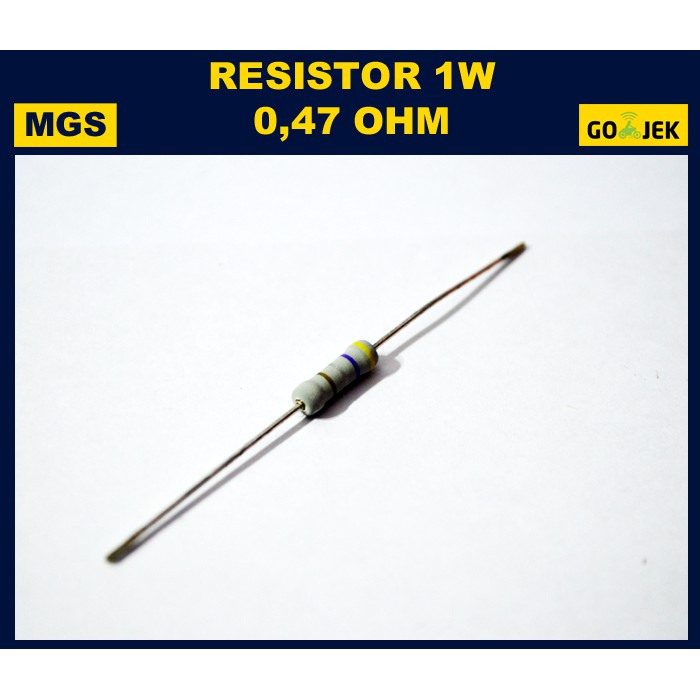 Jual 100Pcs Resistor 1W 0,47 OHM Taiwan | Shopee Indonesia
