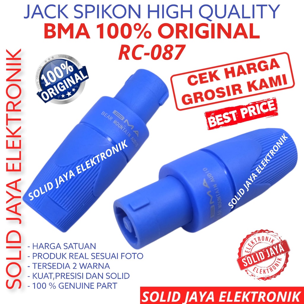 Jual JACK SPIKON BMA RC087 ASLI RC 087 JAK JEK JECK JAG PLUG SPEAKON ...