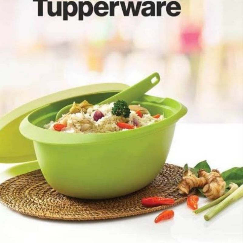 Jual tupperware blossom rice server - tempat nasi goreng - tempat nasi ...
