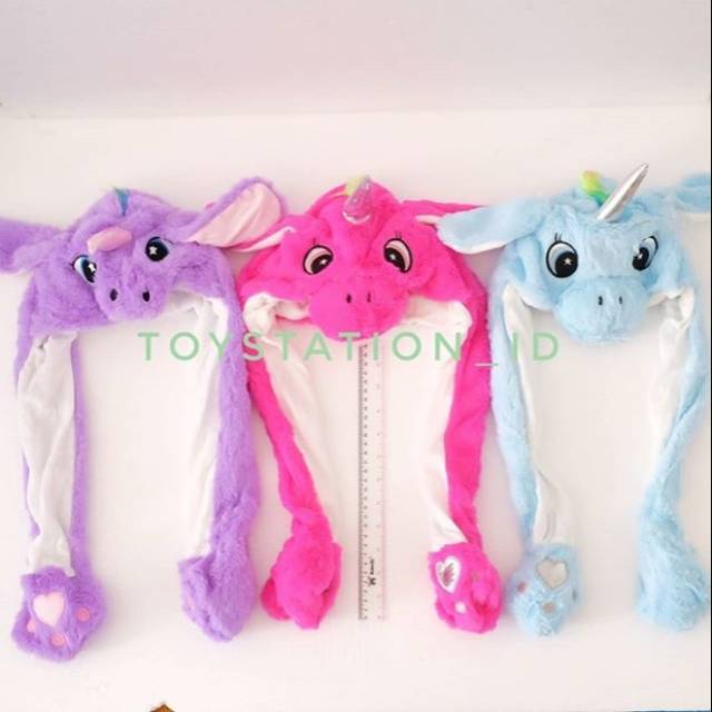 Jual Topi Little pony unicorn hat led nyala Topi kuda pony tiktok bunny ...