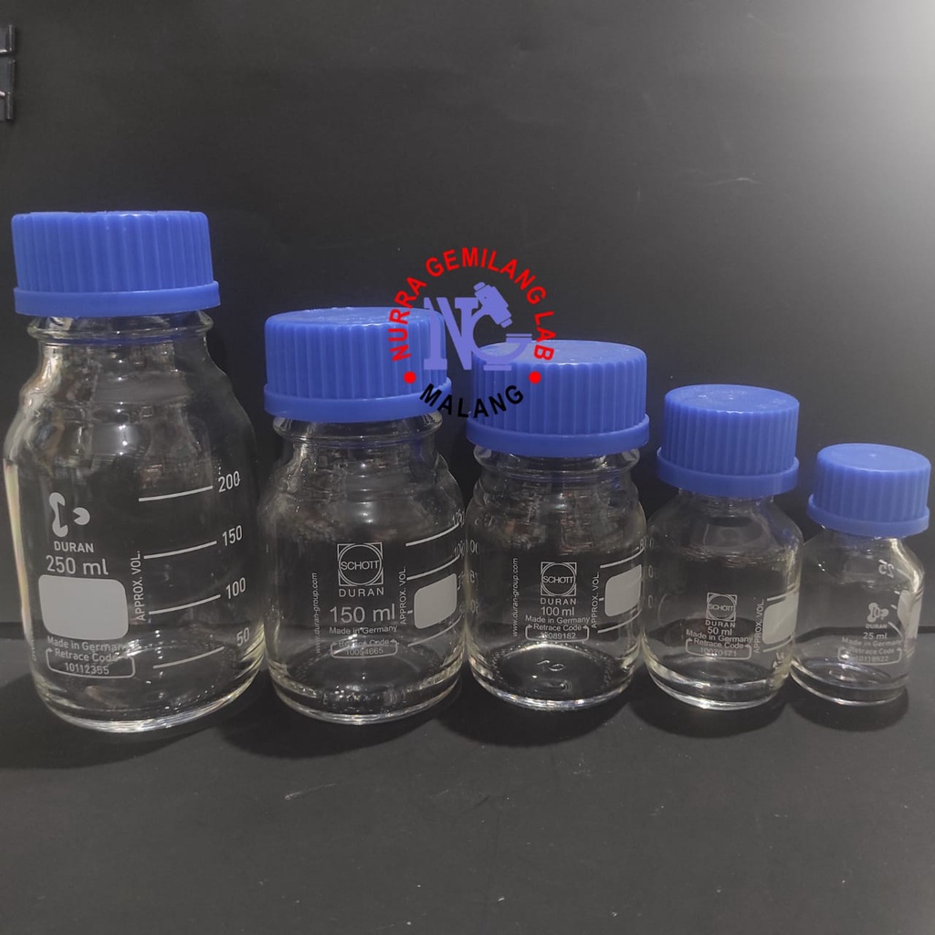 Jual Botol Steril Schott Duran 100ml / Botol Laboratorium | Shopee ...