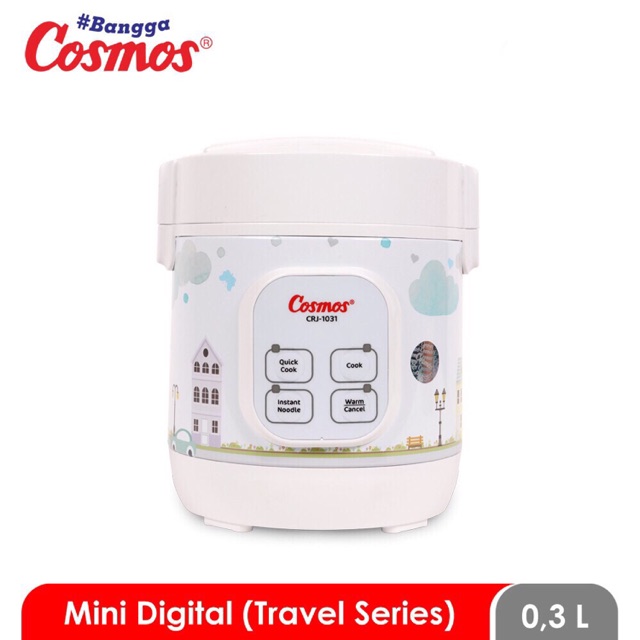 Jual Rice Cooker Cosmos CRJ-1031 Digital 0.3 Liter (Travel Series ...