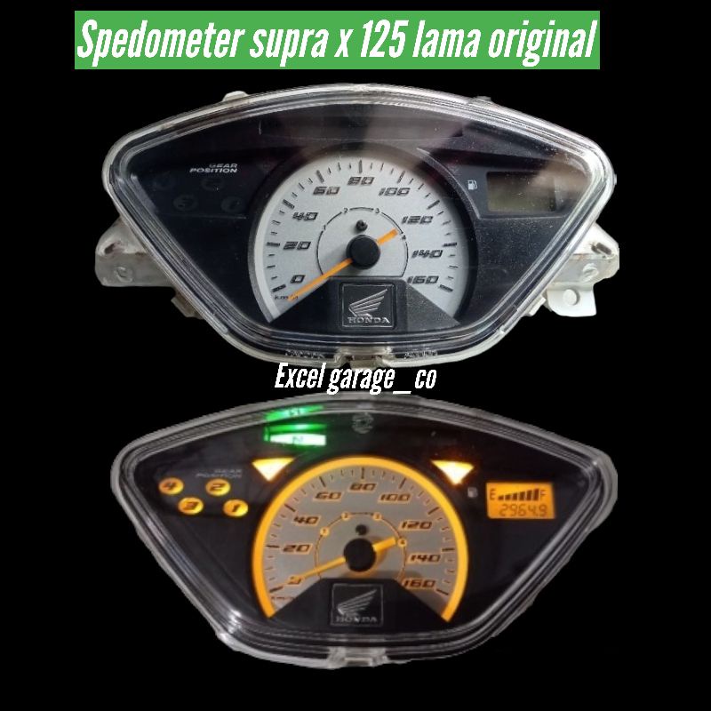 Jual spedometer supra x 125 lama original ahm speedometer spidometer ...