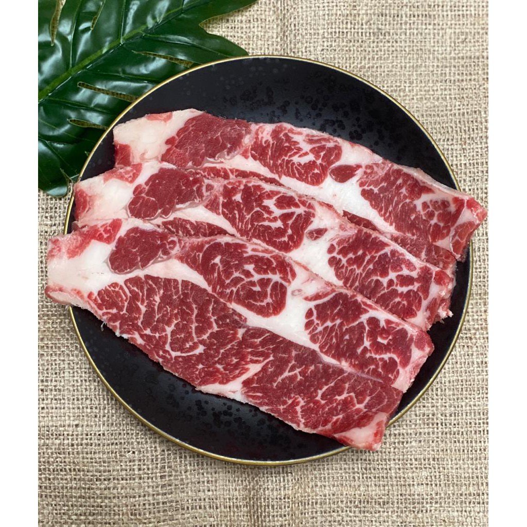 Jual Daging Sapi US Short Ribs Beef Karubi Choice Boneless | Shopee ...