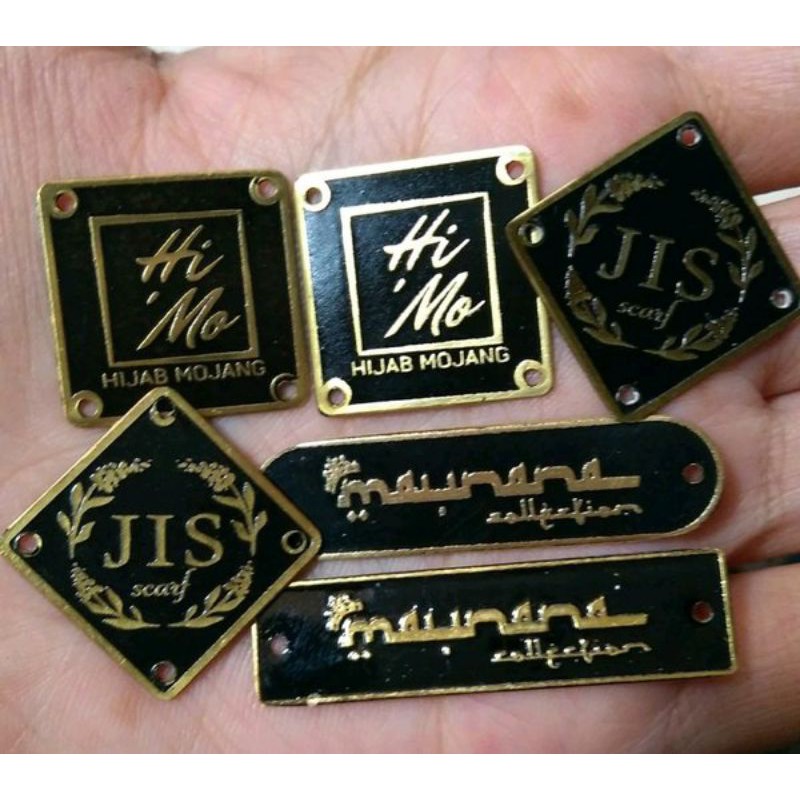 Jual label hijab kuningan dasar hitam | Shopee Indonesia