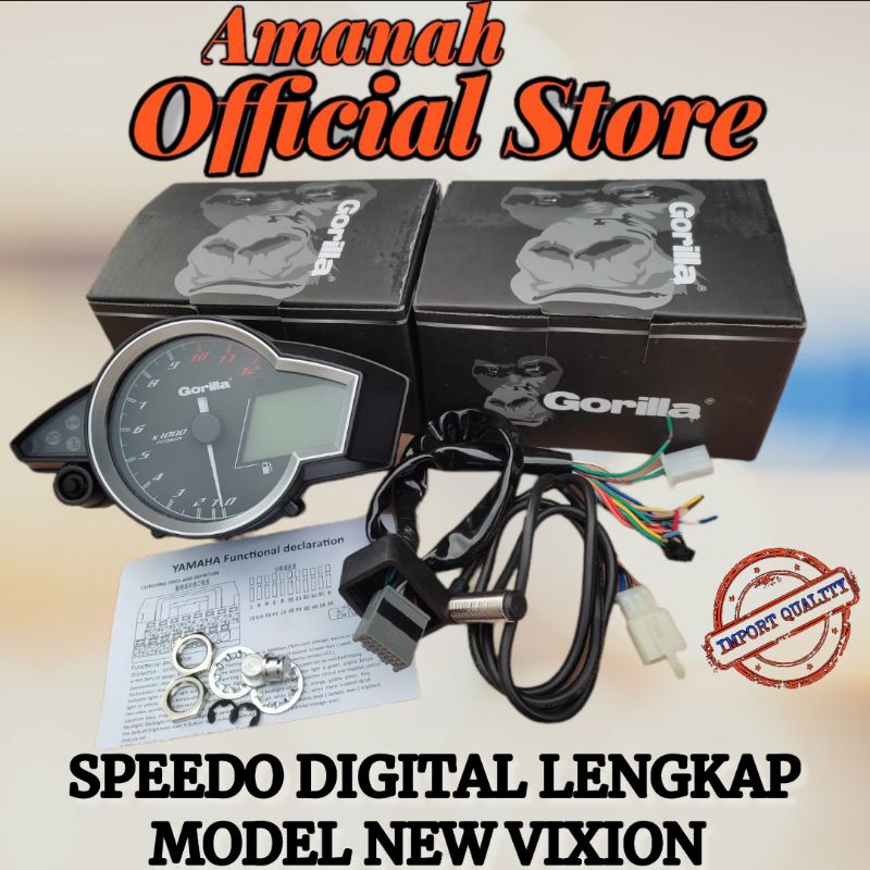 Jual Speedometer spido model new vixion lighting 7 warna lengkap set ...