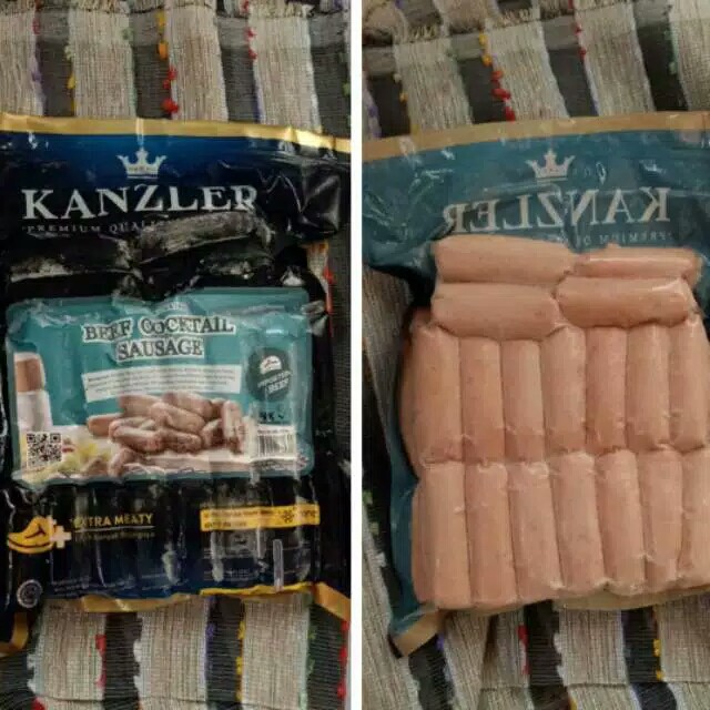 Jual KANZLER SOSIS BEEF COCKTAIL SAUSAGE 500 GR | Shopee Indonesia