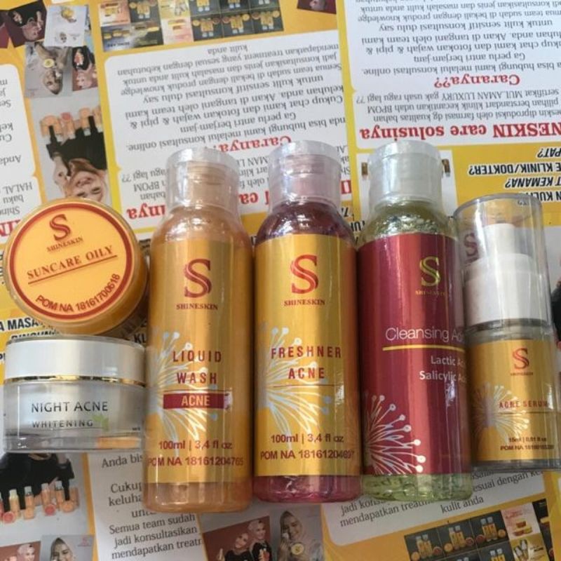 Jual Paket Acne Radang Shineskin (BUMIL BUSUI AMAN) | Shopee Indonesia Jual Paket Acne Radang Shineskin (BUMIL BUSUI AMAN) | Shopee Indonesia