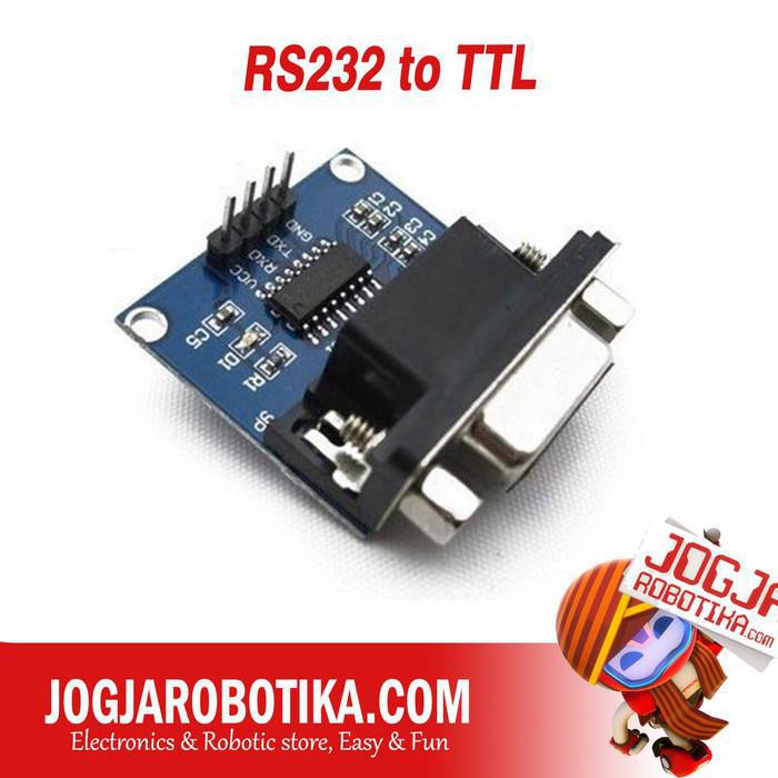 Jual MAX3232 RS232 to TTL Serial Converter Module Konverter RS 232 ke TTL DB9 Connector | Shopee ...