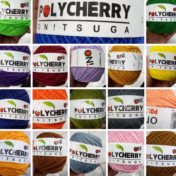 Jual Benang Rajut | Bahan Rajut | Benang Rajut PolyCherry | Bahan Rajut ...