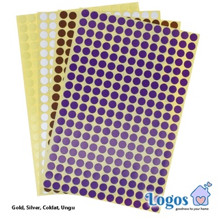 Jual Stiker bulat sticker dot sticker edukasi anak aktivitas montessori ...