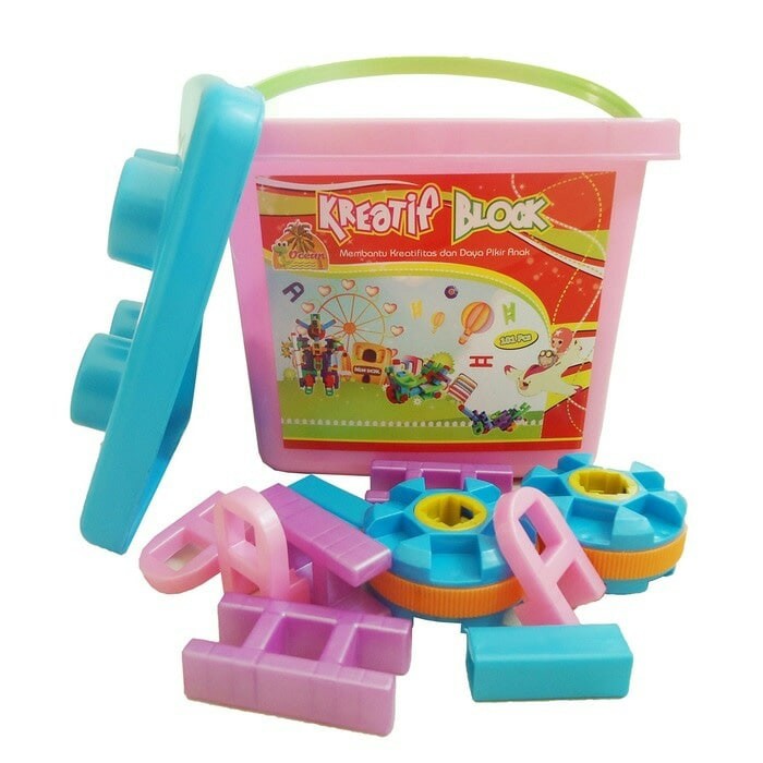 Jual Mainan Anak - Block Lasy Kreatif Block Ember | Shopee Indonesia