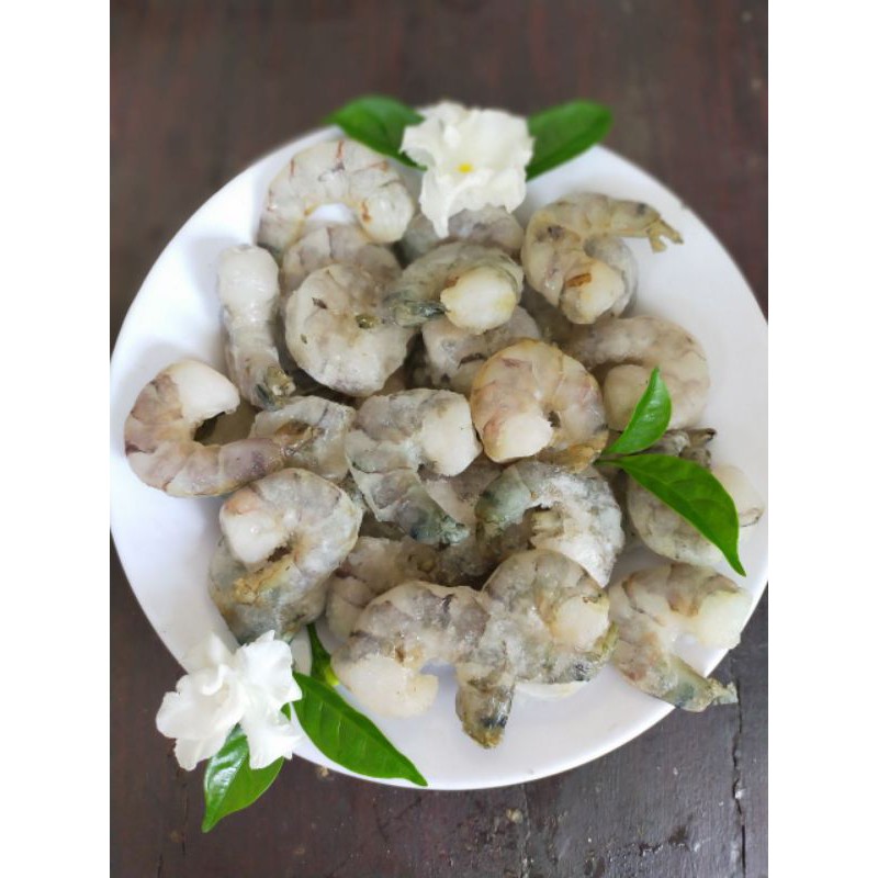 Jual Udang Tiger Kupas/ Pancet/ Windu 1 Pack 1 Kg isi 30 - 40 | Shopee ...
