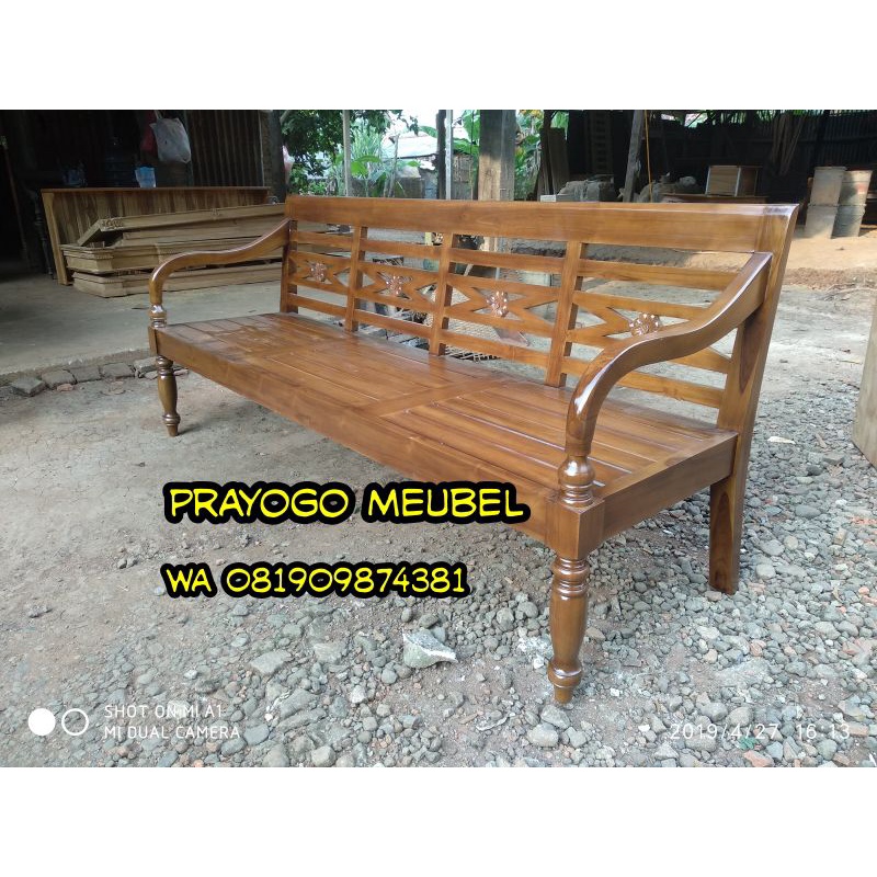 Jual Kursi risban vintage kuno - bangku jawa jati - kursi tamu vintage ...