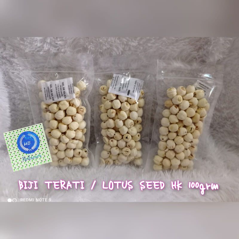 Jual Biji Teratai Hokien Premium,/lotus seed/lian Zi HK 100gram ...