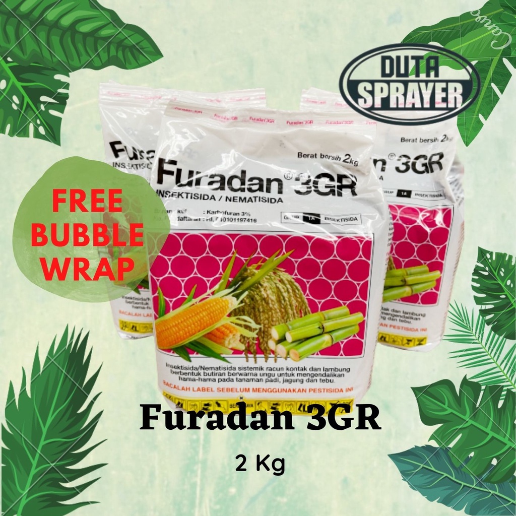 Jual Furadan 3GR 2kg Insektisida Nematisida 2 kg Puradan Basmi Hama ...
