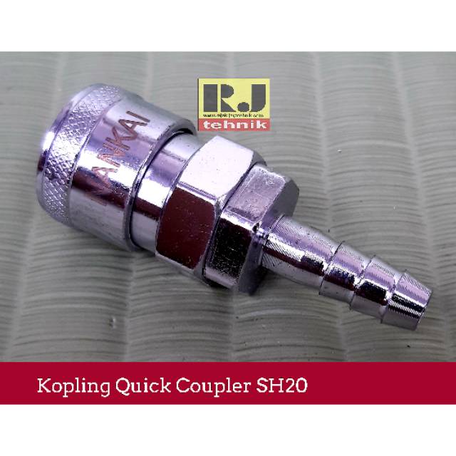 Jual SH20 Quick Coupler Sambungan Selang Angin Adapter Kompresor Kopling | Shopee Indonesia
