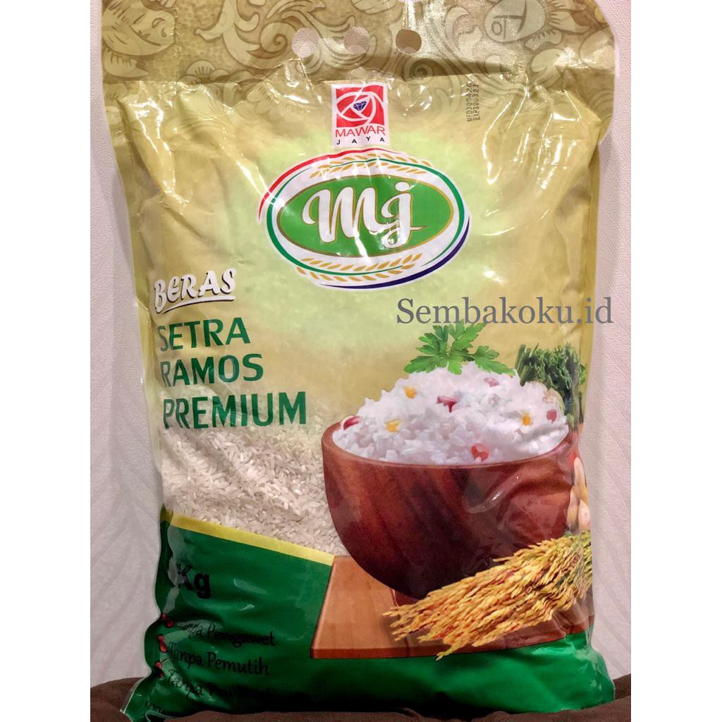 Jual Mawar Jaya Beras Setra Ramos Premium 5kg | Shopee Indonesia