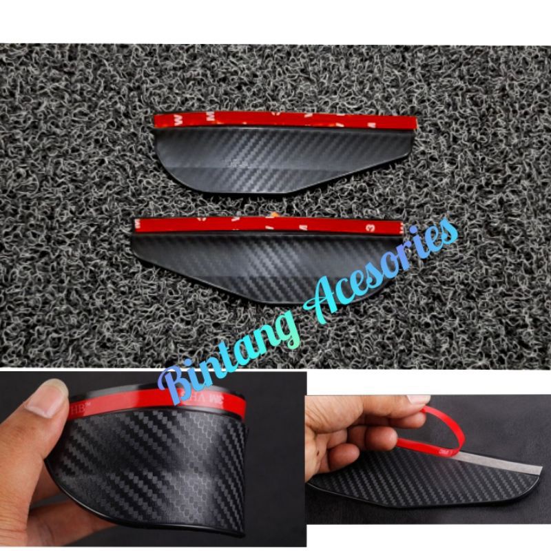 Jual Talang Air Spion Mobil TOYOTA HARRIER Motif CARBON Hitam | Shopee ...
