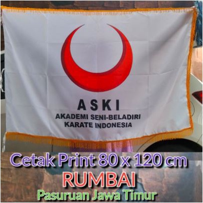 Jual Bendera ASKI Akademi Seni Beladiri Karate Indonesia Rumbai ...