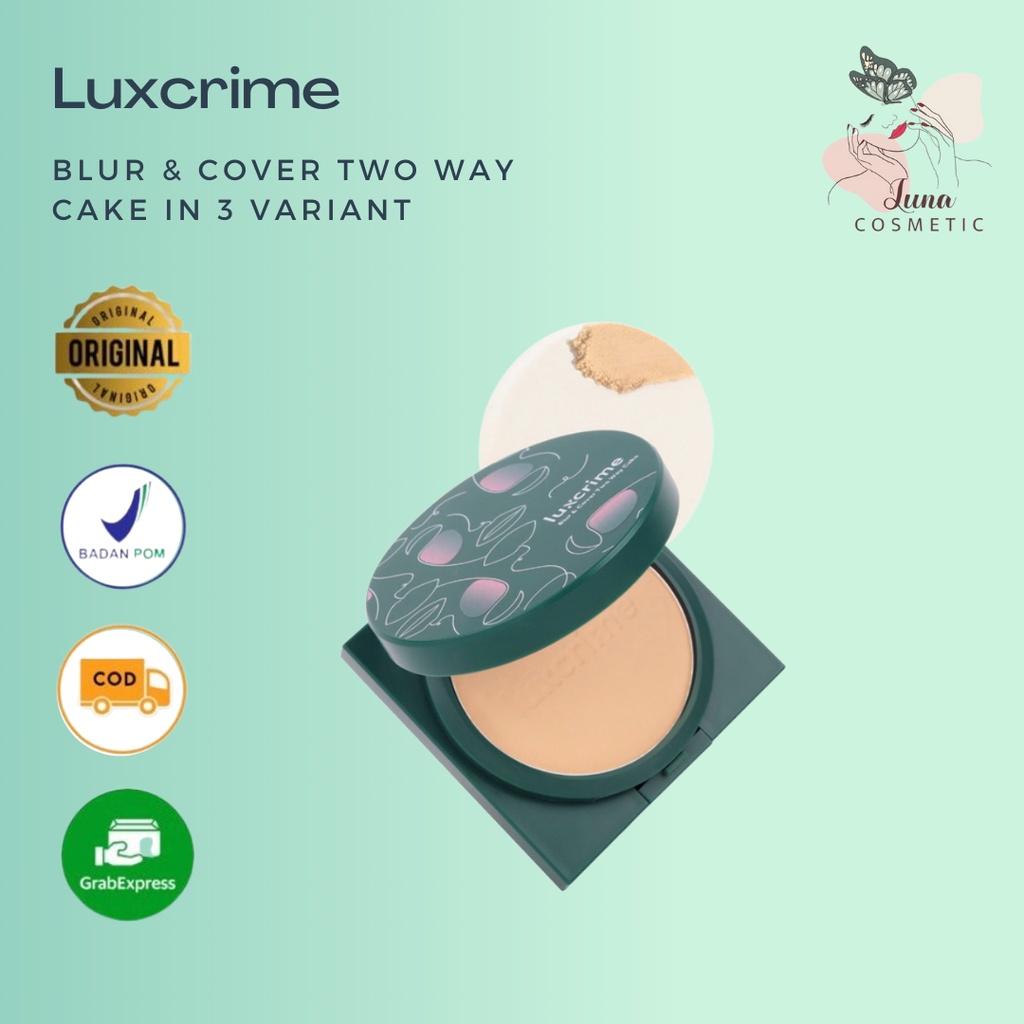 Jual Luxcrime Blur & Cover Two Way Cake in Buttercream / Custard ...