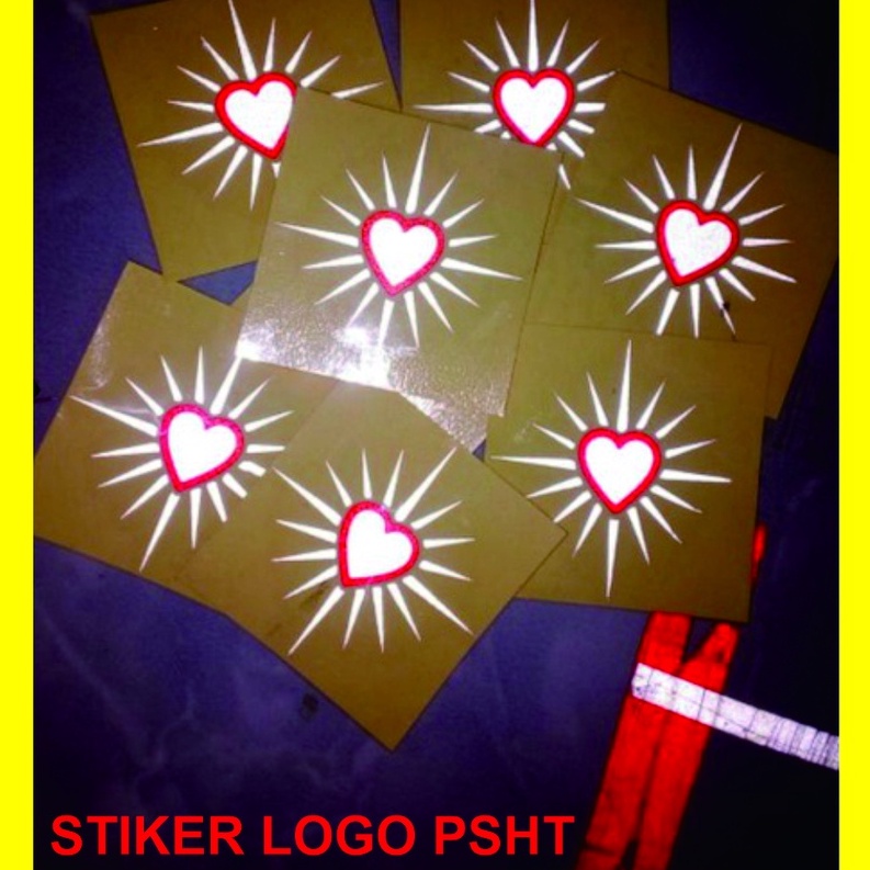 Jual Psht Stiker Lambang Hati Bersinar Logo SH Terate Cuting Reflektif Fosfor Ukuran 5 cm 1 pcs ...